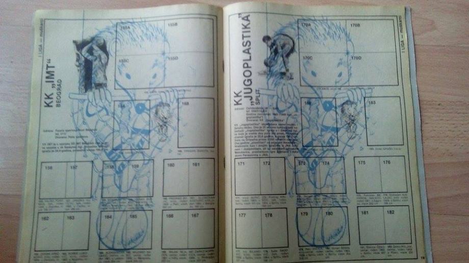 Košarkaši i košarkaški timovi 1983/84 - prazan album RARITET!