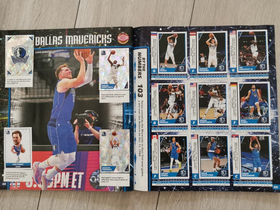 NBA 2021-2022 popunjeni album