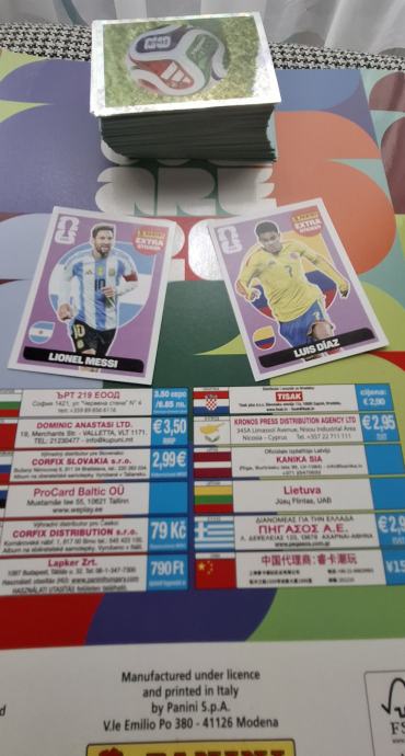 Panini 2026 Album + LOT + EXTRA STICKERS