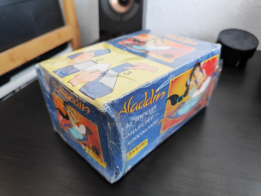 PANINI ALADDIN - BOX - 100 paketića, 600 sličica - u celofanu!