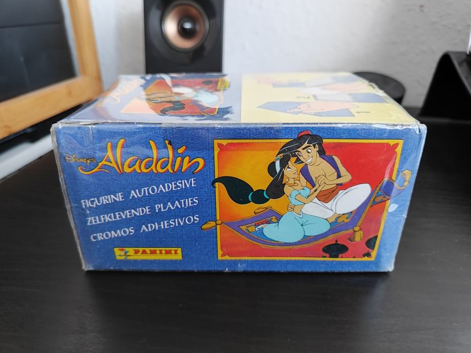 PANINI ALADDIN - BOX - 100 paketića, 600 sličica - u celofanu!