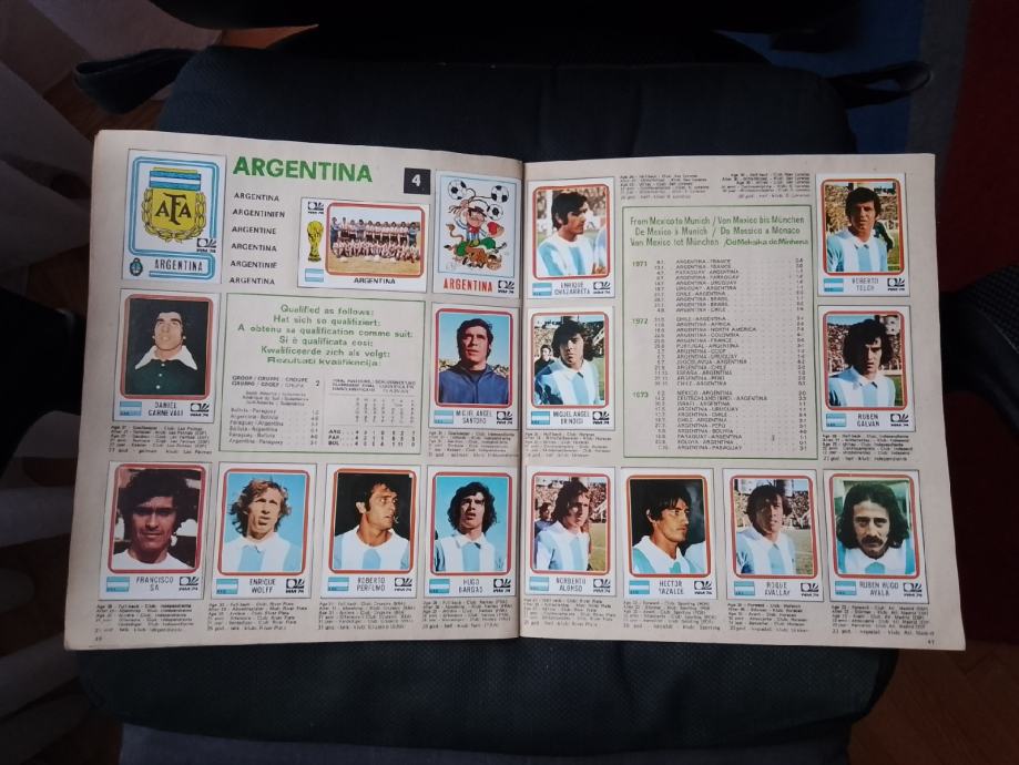 Panini ALBUM MINHEN 74