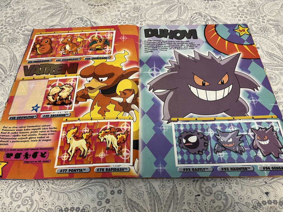 POKEMON-album sa sličicama-Merlin