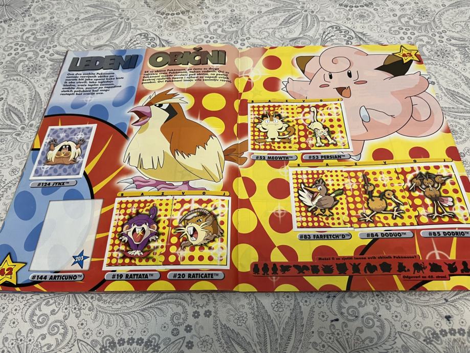 POKEMON-album sa sličicama-Merlin