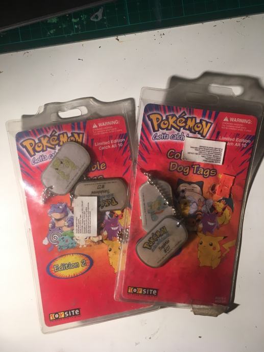Pokemon dog tags