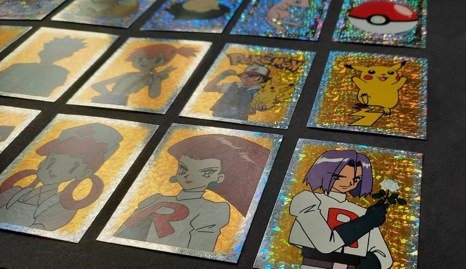 Pokemon komplet set BASE I HOLO Merlin Topps Nintendo 1999