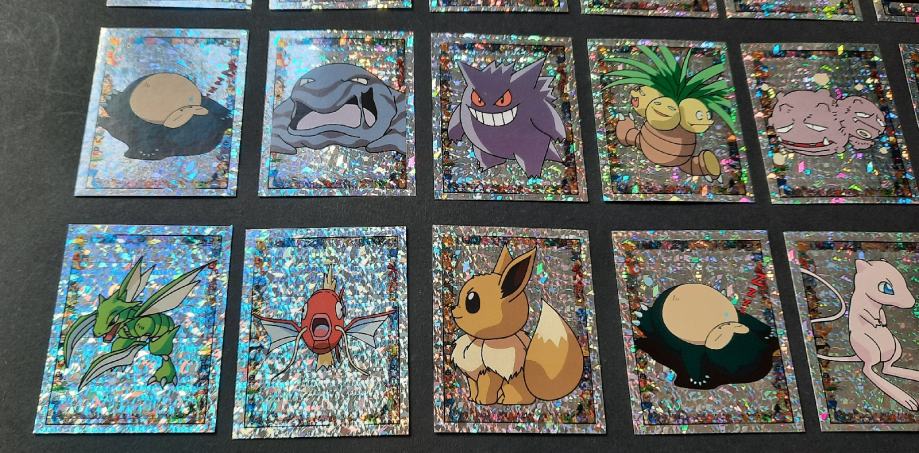 Pokemon komplet set BASE I HOLO Merlin Topps Nintendo 1999