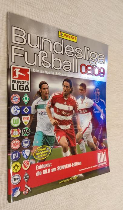 ️ prazan album + kompletan set; Bundesliga Panini 2008/2009