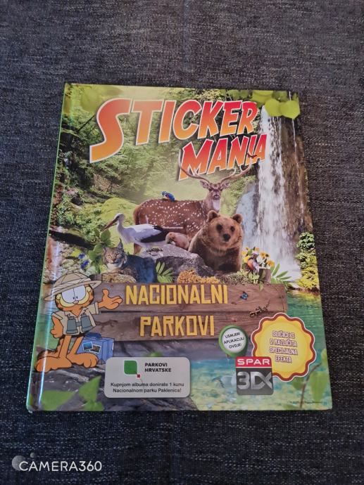 Sticker mania Nacionalni parkovi, kompletno popunjen