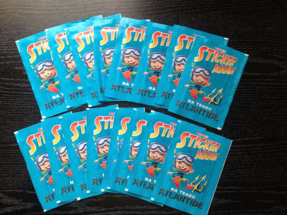 Sticker mania (spar) - Na tragu Atlantide (16 vrećica)