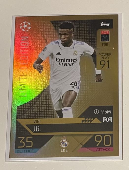 TOPPS LIMITED EDITION KARTICA MATCH ATTAX 2022/2023 VINI JR.