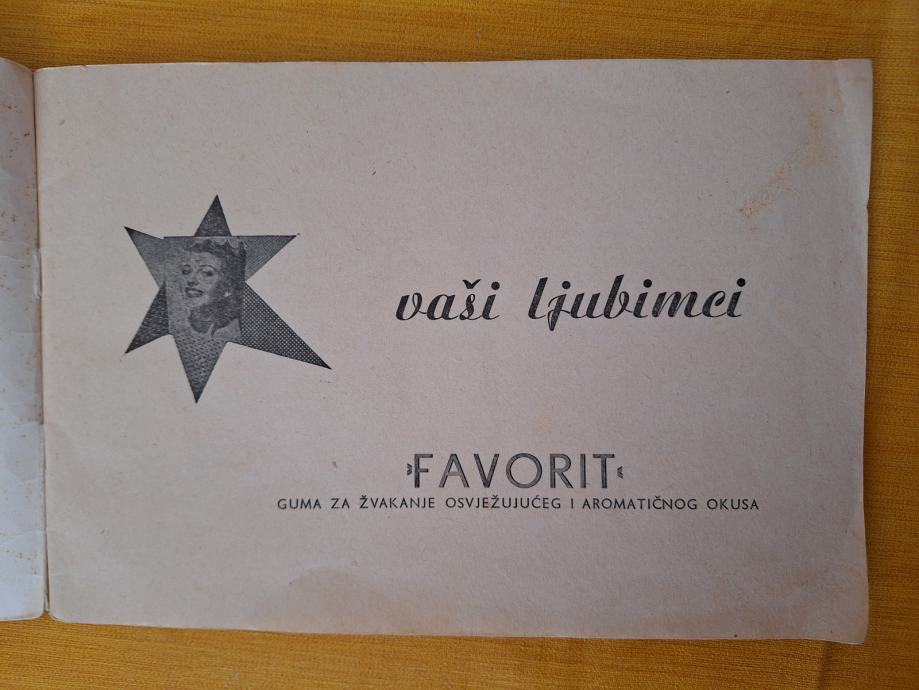 Vaši ljubimci, album za sličice iz 60-tih godina, popunjen 90/96