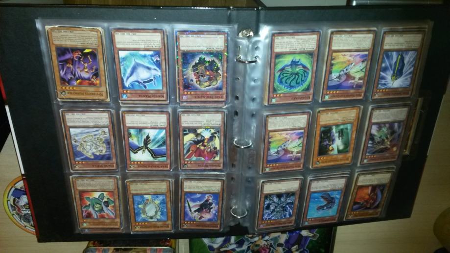 Yu-Gy-Oh originalne karte, albumi, kutije, omoti bijeli i crni