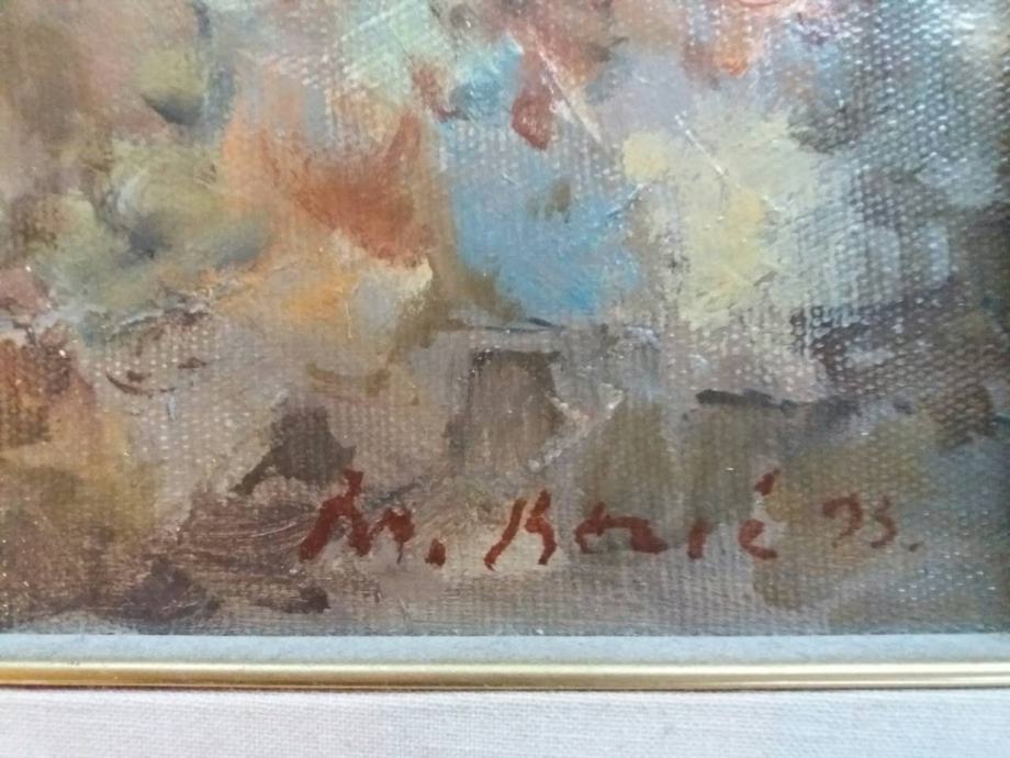 akademski slikar Branko Becić Šetnja gradom