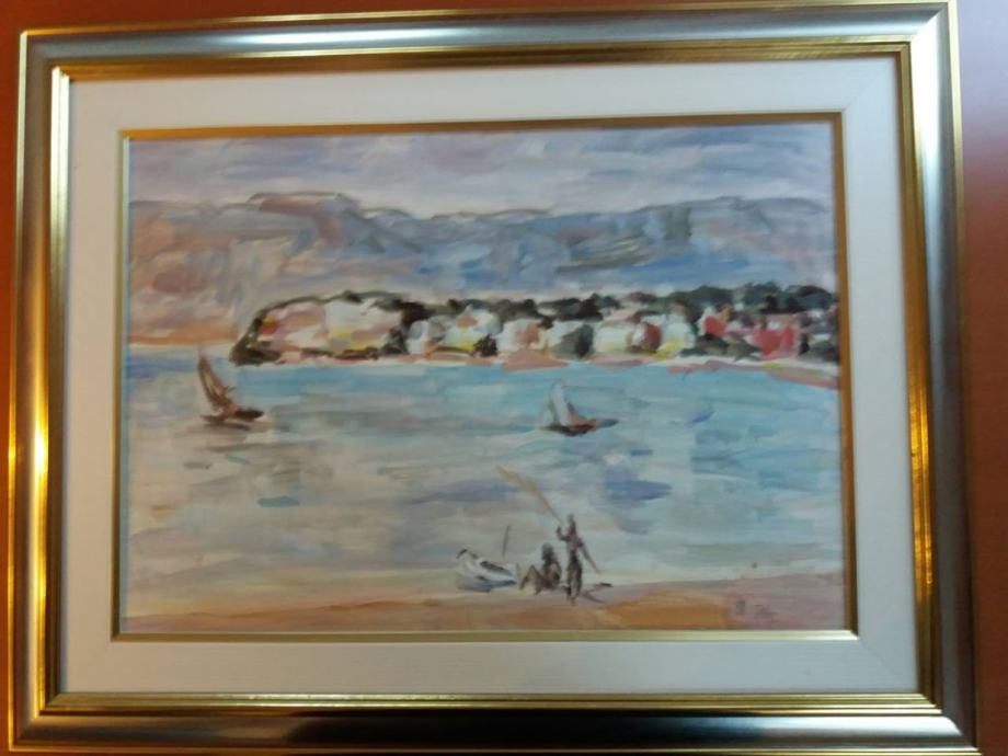 Akademski slikar M. Tolić Ribarska luka