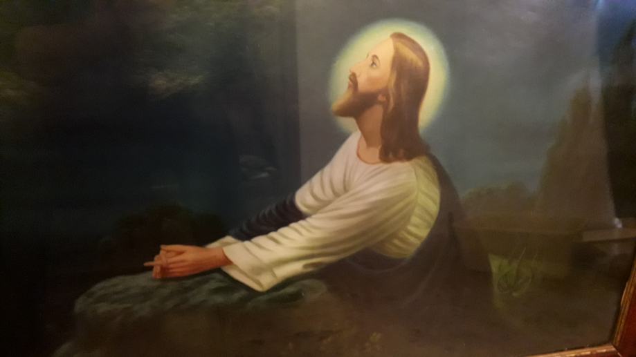 Antikvitetna crkvena slika - Isus