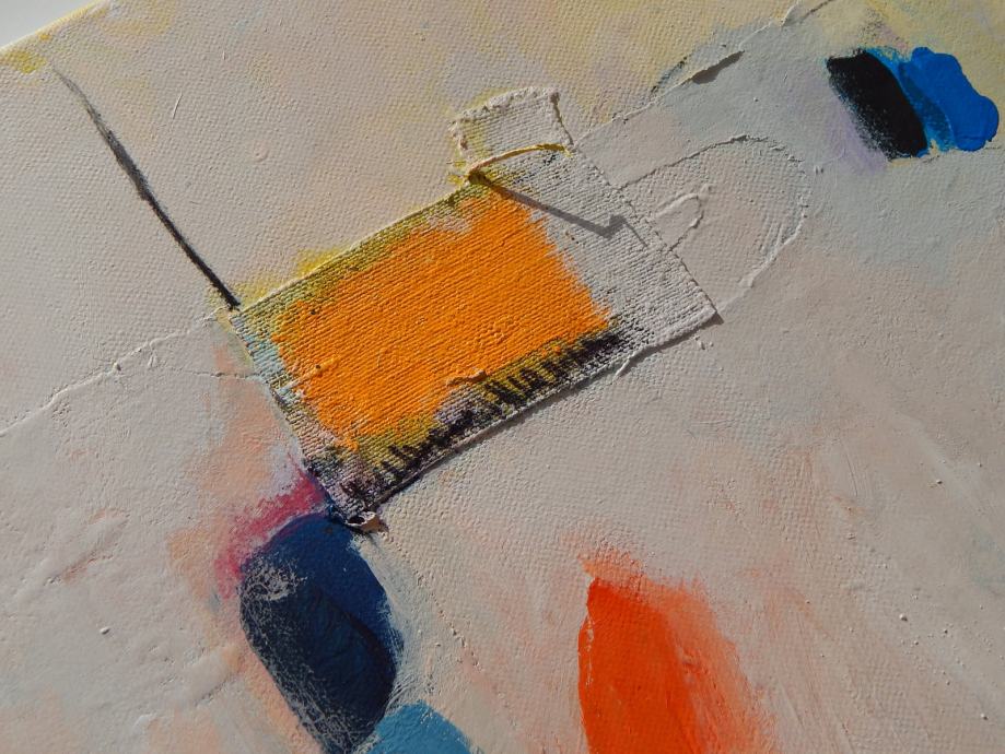 Apstrakcija na platnu moderno slikarstvo originalna umjetnička slika