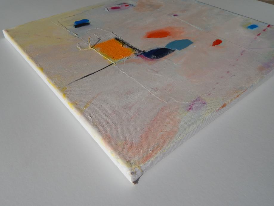 Apstrakcija na platnu moderno slikarstvo originalna umjetnička slika