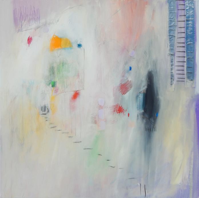 APSTRAKTNA SLIKA NA PLATNU_MODERNA UMJETNOST_VELIKI KVADRATNI FORMAT