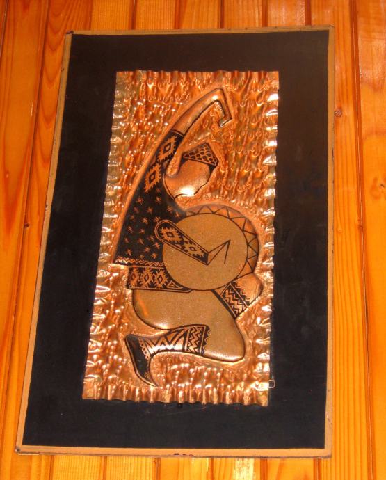 Bakrorez orijentalni motiv - 52x34