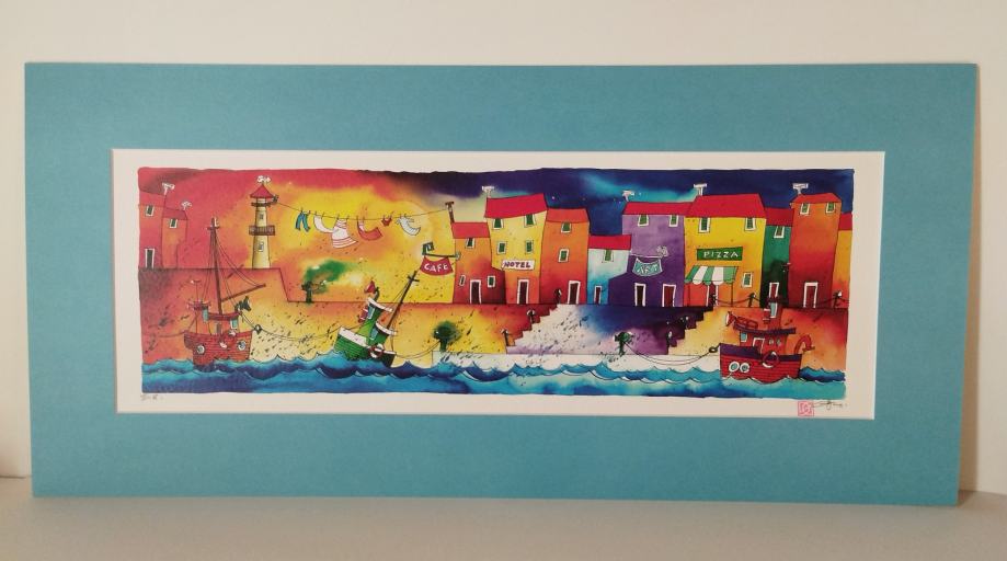 Domenico Gonzi - grafika s potpisom i žigom autora - NOVO • ORIGINAL