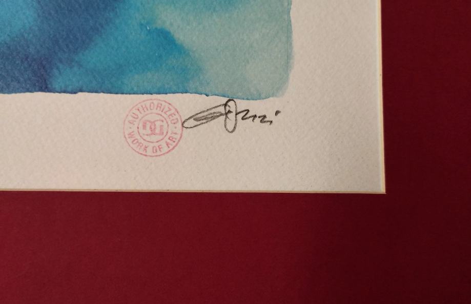 Domenico Gonzi - grafika s potpisom i žigom autora - NOVO • ORIGINAL