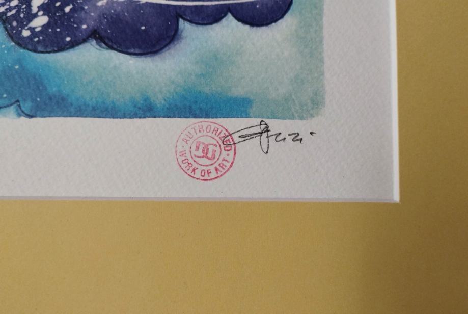 Domenico Gonzi - grafika s potpisom i žigom autora - NOVO • ORIGINAL