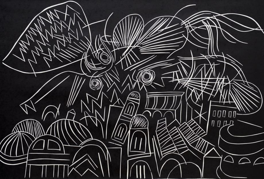 Edo Murtić Dubrovnik 2 linorez 70x100cm