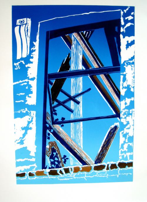 Grafička mapa od 6 grafika - linorez - 70 x 50 cm - Dora Bratelj