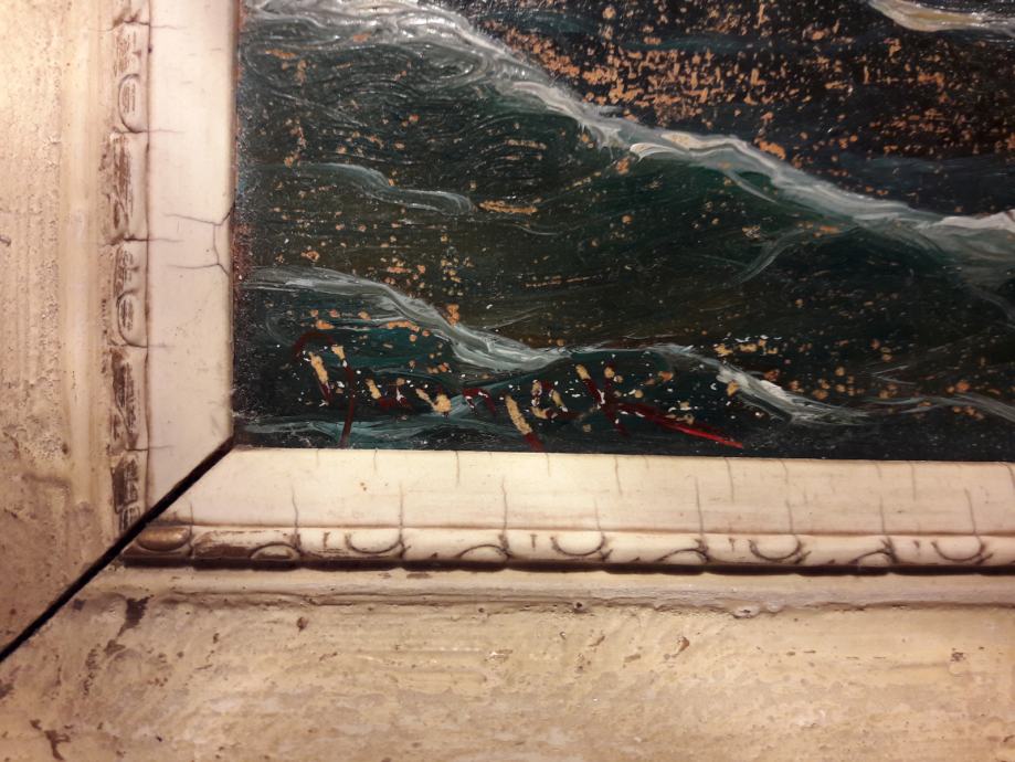 Ljubomir Duvnjak - ulje na lesonitu