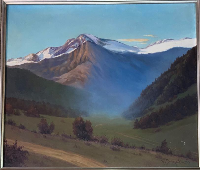 Ljubomir Duvnjak - Ulje na platnu iz 1940.- Slika s izložbe - 87x78cm