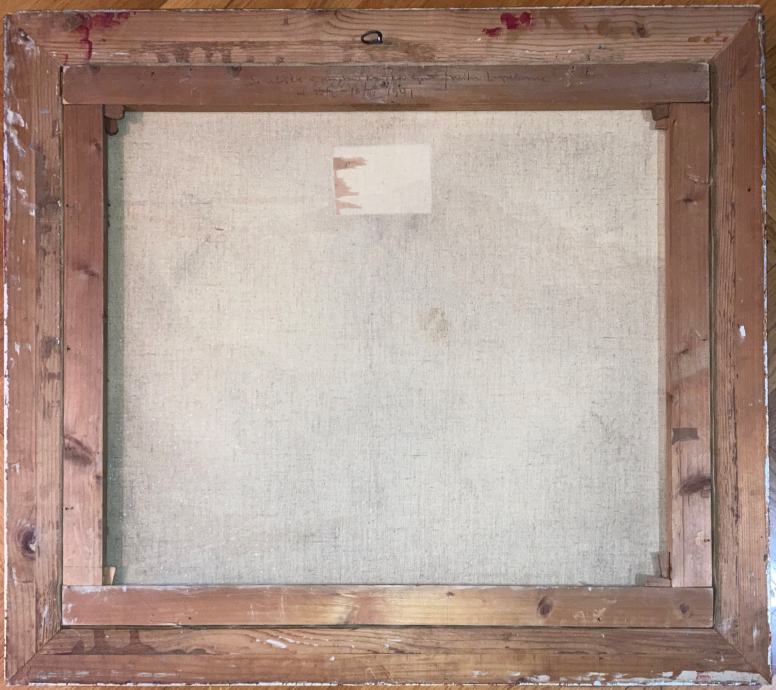 Ljubomir Duvnjak - Ulje na platnu iz 1940.- Slika s izložbe - 87x78cm