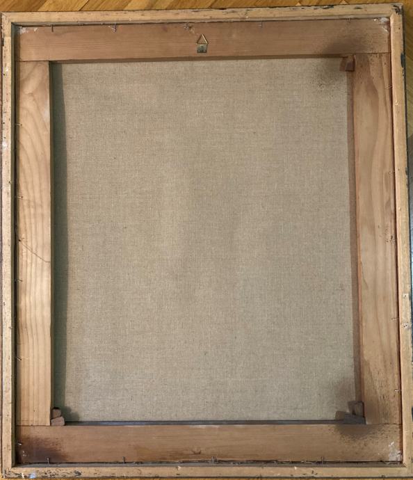 Ljubomir Duvnjak - Ulje na platnu - Planinski pejzaž - 77x68cm