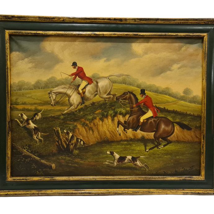 Lov na Lisice Ulje na Platnu 65.8 x 84.5