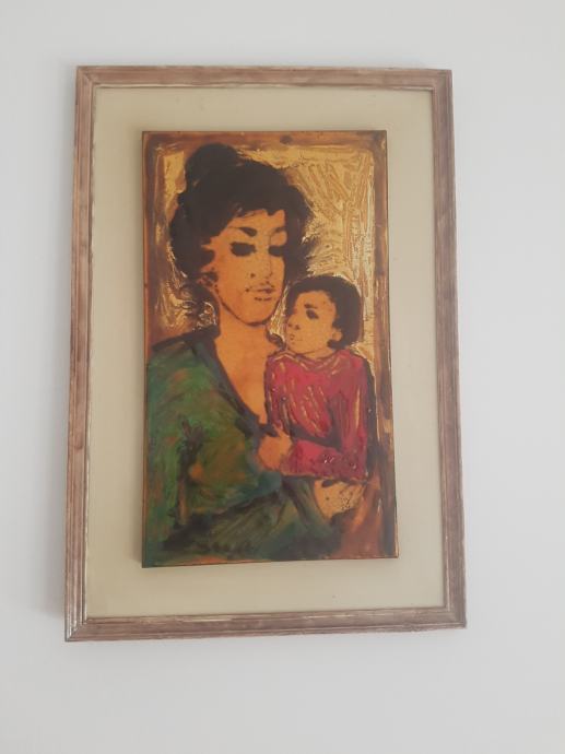 Majka i dijete, ulje