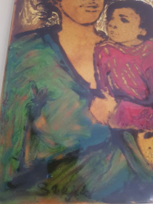 Majka i dijete, ulje