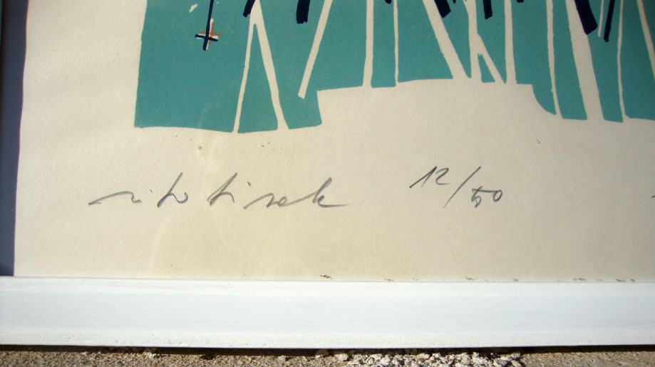 Mate Solis - Leut - sitotisak serigrafija - 73x53 cm