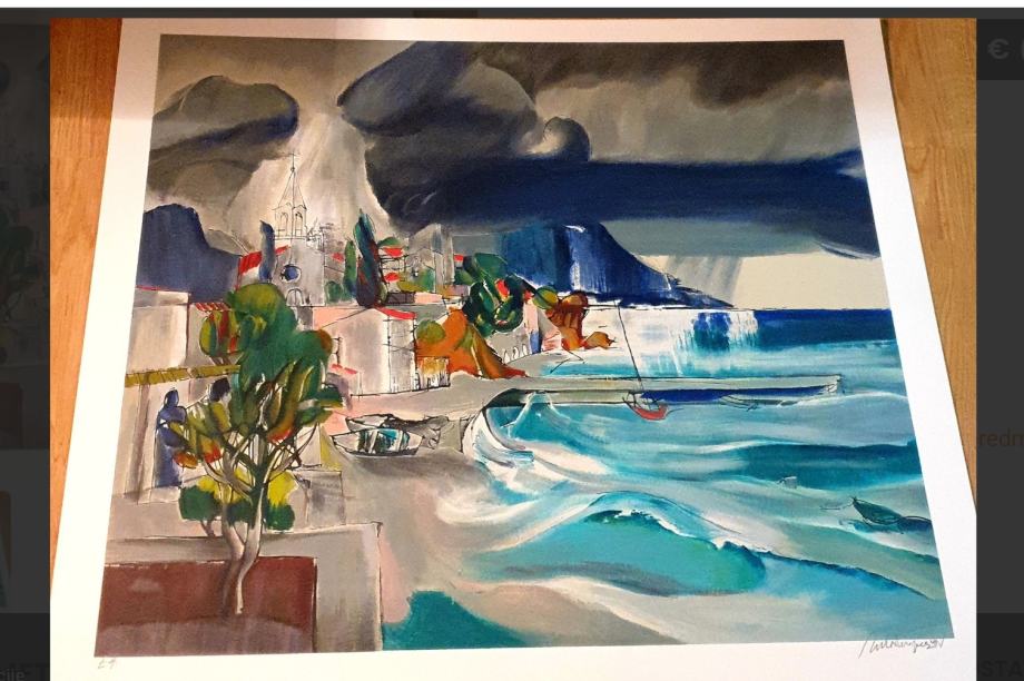 Mladen Veža, sitotisak velikog formata