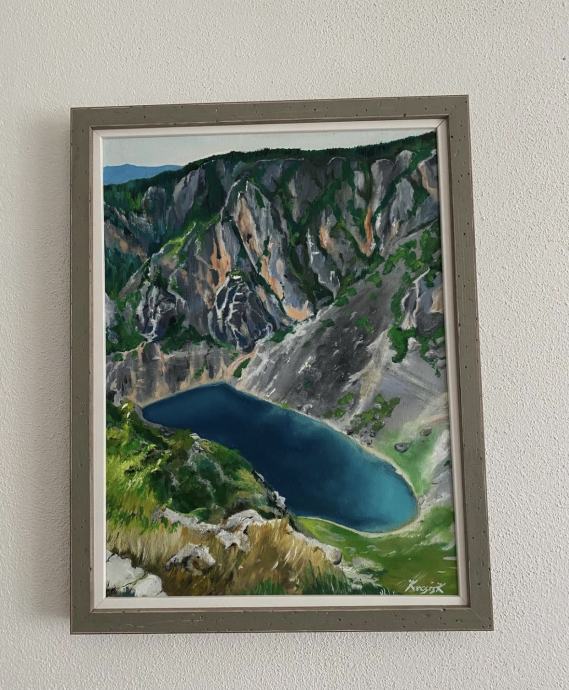 Modro jezero 30x40