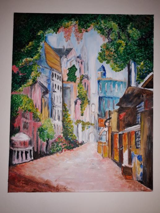 Originalne umjetničke slike, ulje i akril na platnu