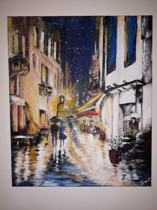 Originalne umjetničke slike, ulje i akril na platnu