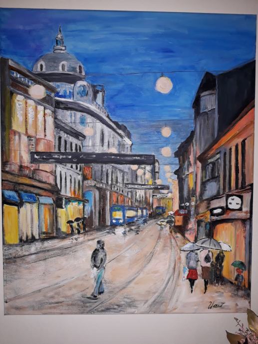 Originalne umjetničke slike, ulje i akril na platnu