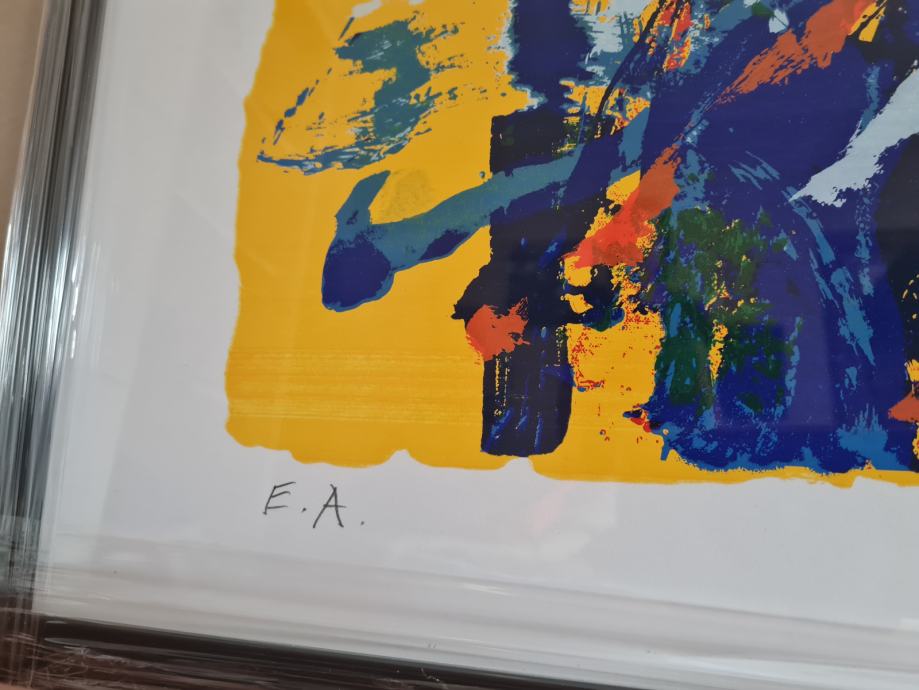 PRODAJEM novu sliku V.Kuliša 105/75 , serigrafija, RIFFOVI