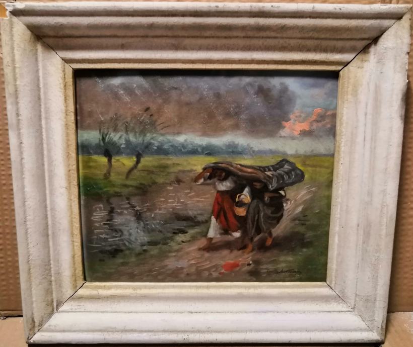 Slavko Tomerlin, 1923., 24x27 cm, ulje drvo, SAMO 2.000kn