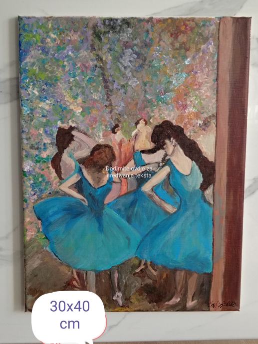 Slika akril Plesačice