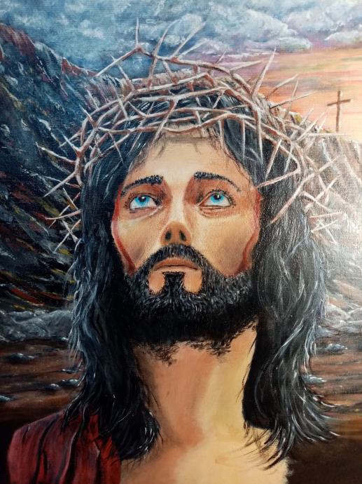 SLIKA NA PLATNU / ISUS KRIST-2