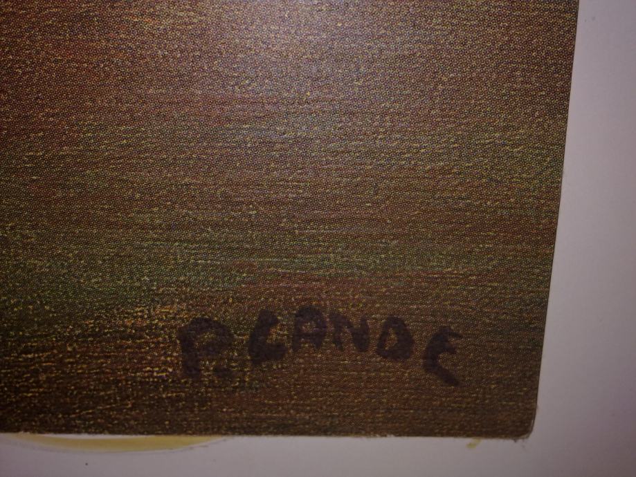 SLIKA PRIRODE SLIKARA P.LANDE