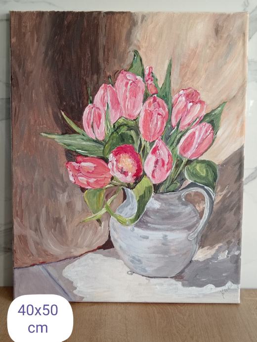 Slika tulipani akril