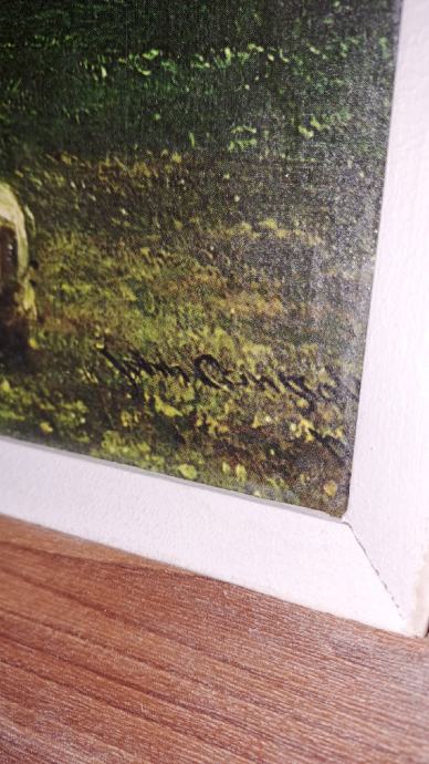 SLIKA ULJE NA PLATNU UOKVIRENA SLIKAR Van Gogh VIDNO POTPISANA SLIKA