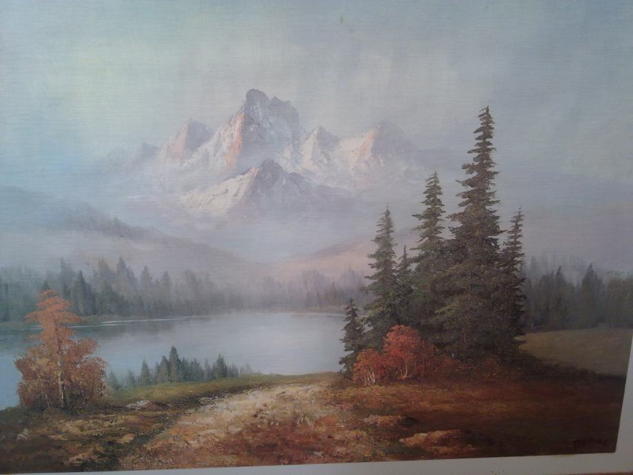 SLIKA UMJETNIKA P.LANDE,PRIRODA